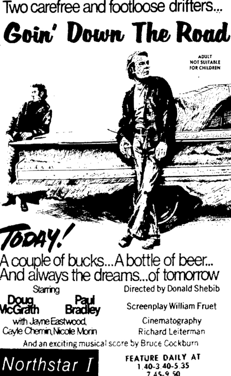 The Film Corner with Greg Klymkiw: GOIN' DOWN THE ROAD - Reviewed By ...