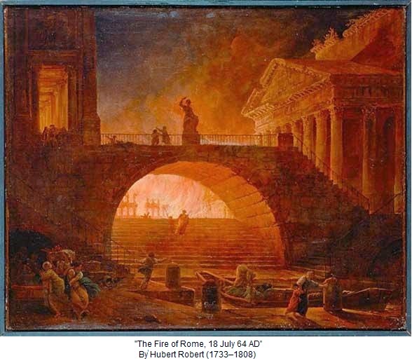 Mary Ann Bernal: History Trivia - Great fire of Rome while Emperor Nero ...