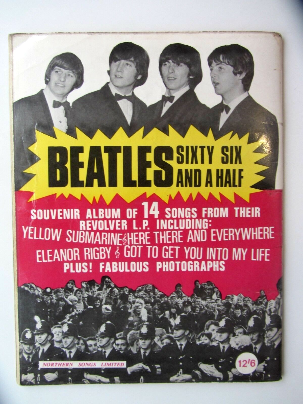 Vintage Beatles '66 song-and-picture books