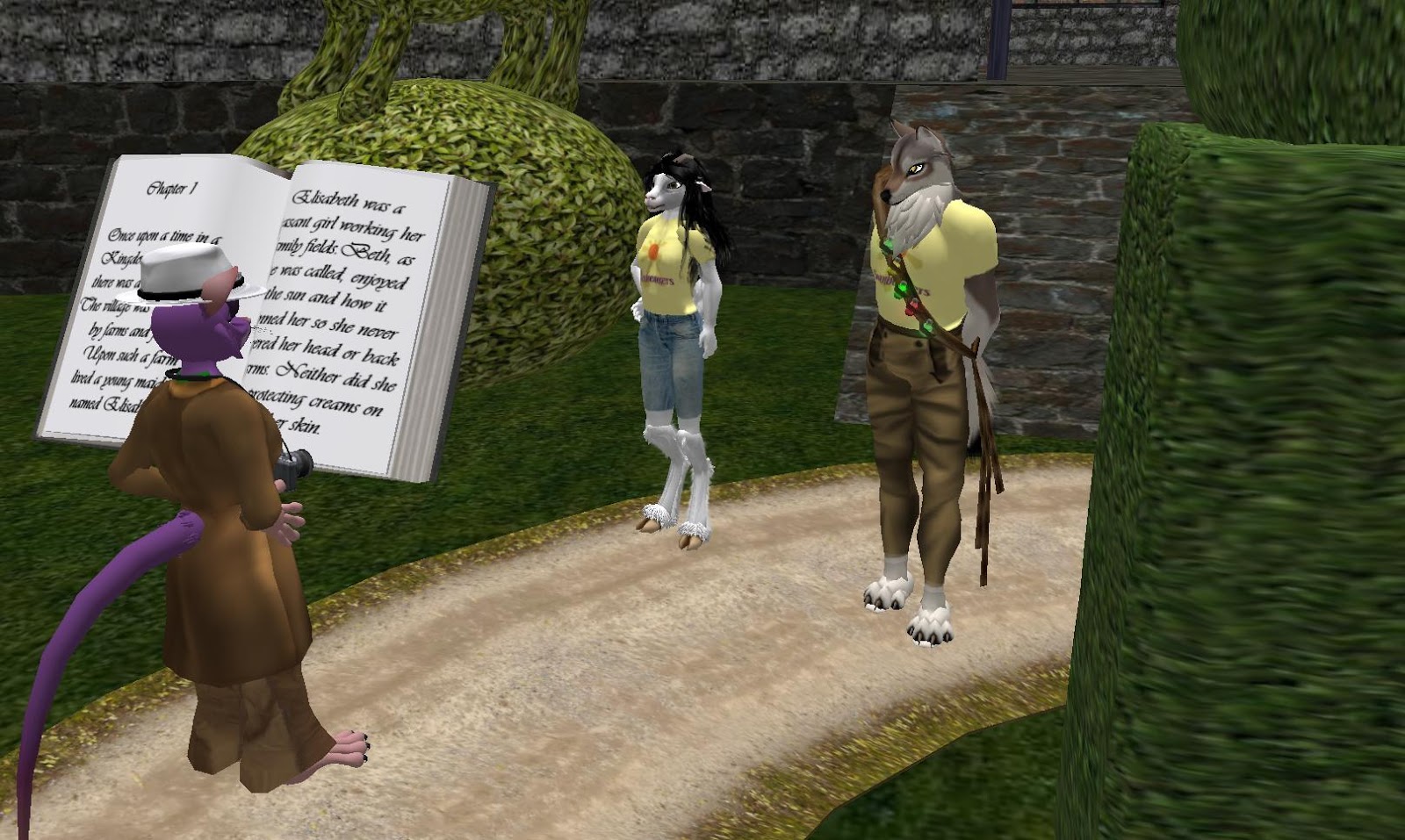 Second Life Newser: Setting Up The Relay Walk Team Camps