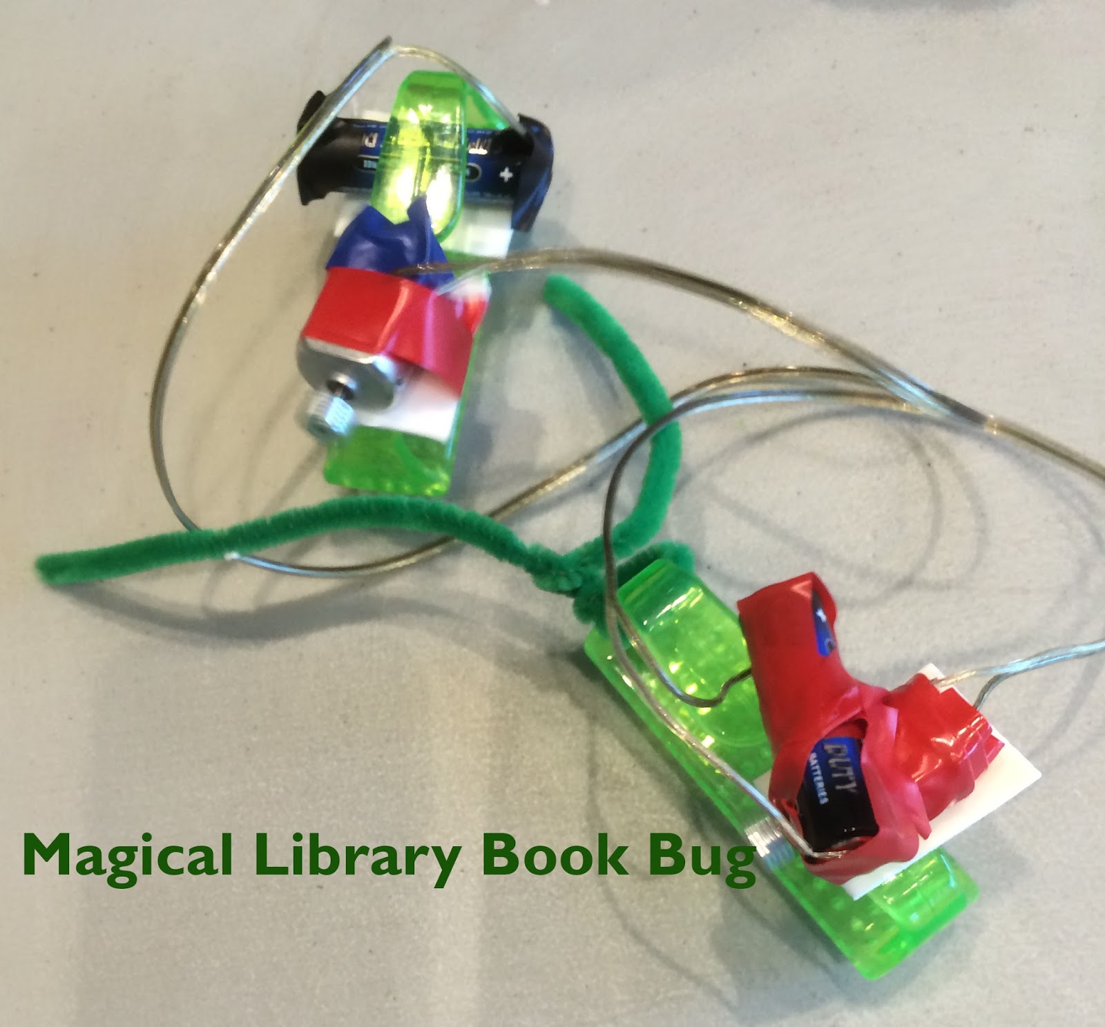 Magical Library Book Bug: Bristlebots Vibrating Creations, a S.T.R.E.A ...