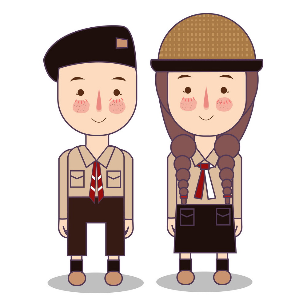 Kumpulan Gambar Kartun Lucu Pramuka - Kompi Pramuka