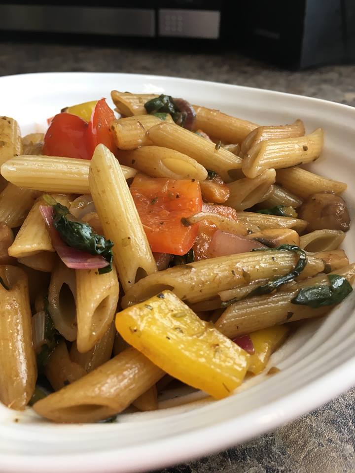 Vegetable Balsamic Penne – The Home Baked Vegan