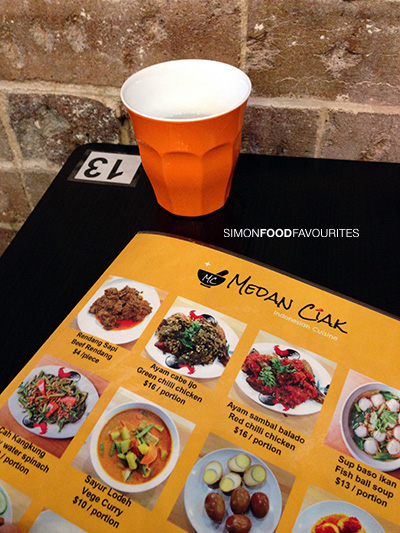 Simon Food Favourites: Medan Ciak, CBD Sydney (14 March 2017)