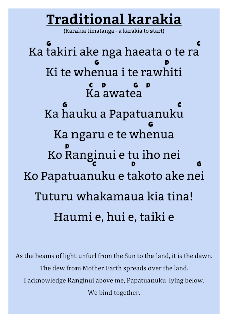 Ngā Ringa Āwhina: Traditional karakia