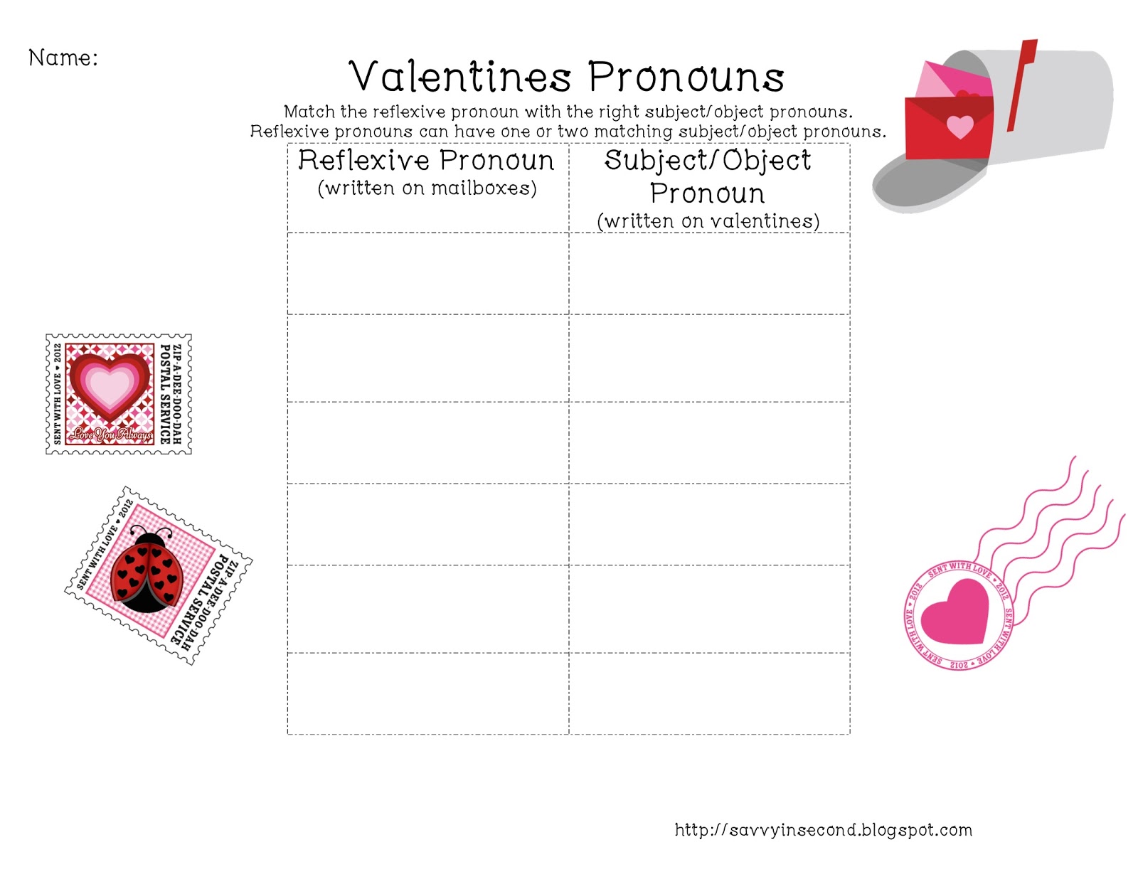 Savvy in Second: Valentine's Day Literacy Centers... and a sale!