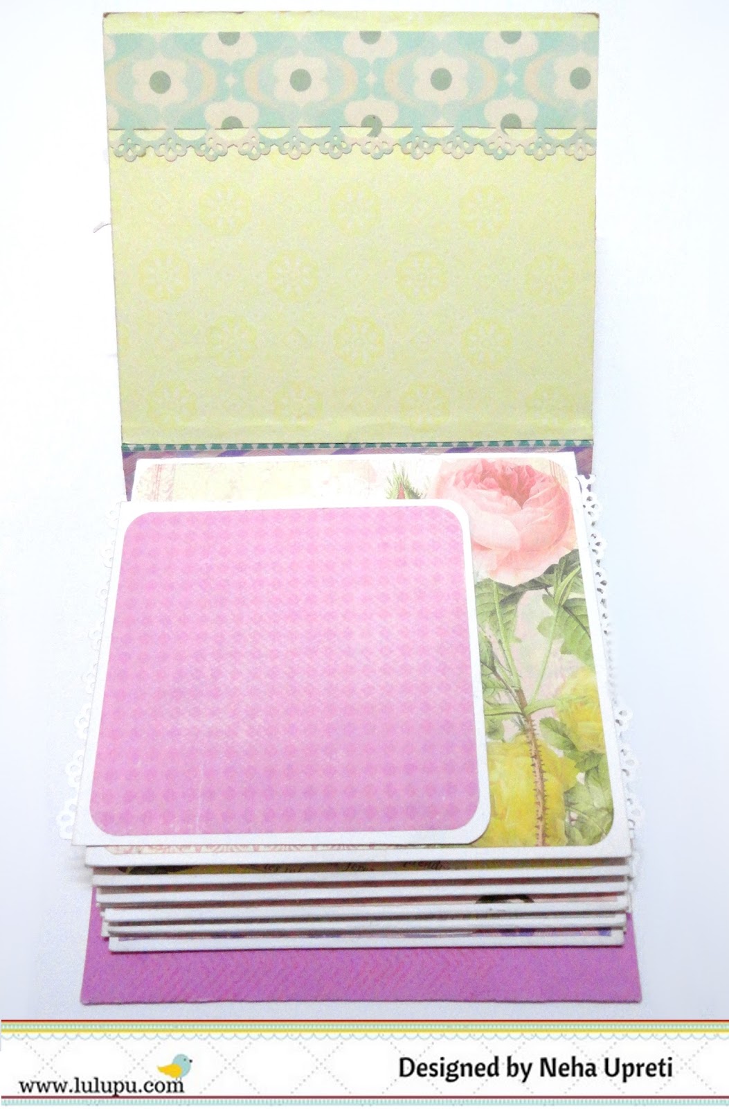 Lulupu - The Craft Lounge: Make a Mini: Z flap album tutorial