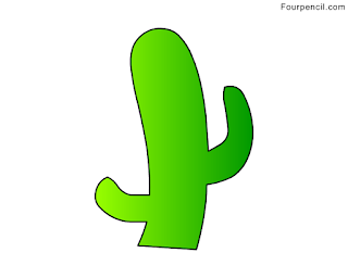 FourPencil: How to draw a Thorn for kids - step by step