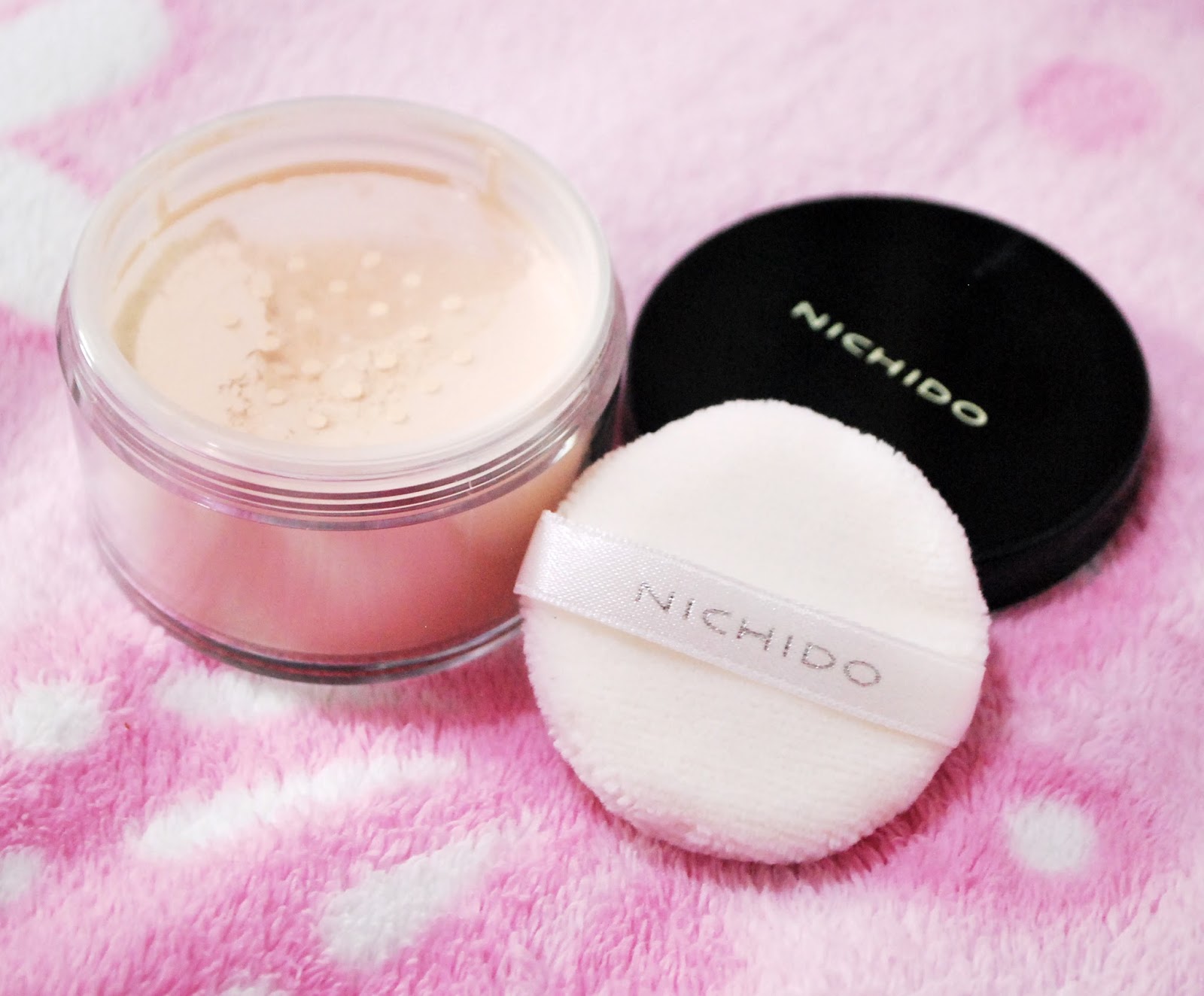 Peachy Pink Sisters: Nichido Final Powder in Creamy Glow (I'm a New Fan!)