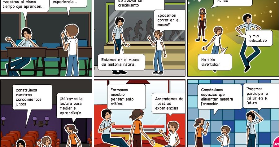 Comic: "Como la escuela determina al alumno"