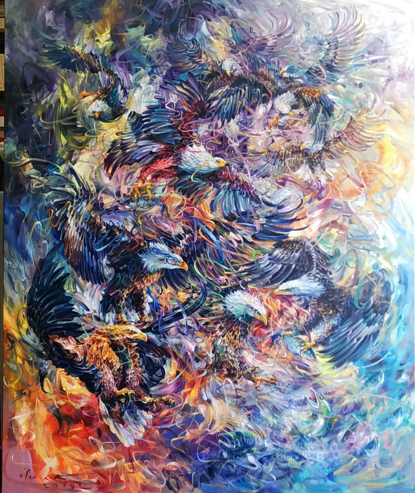 WL FRAMING & ART SDN BHD (960835-D): This painting by Taufik Rahman ...