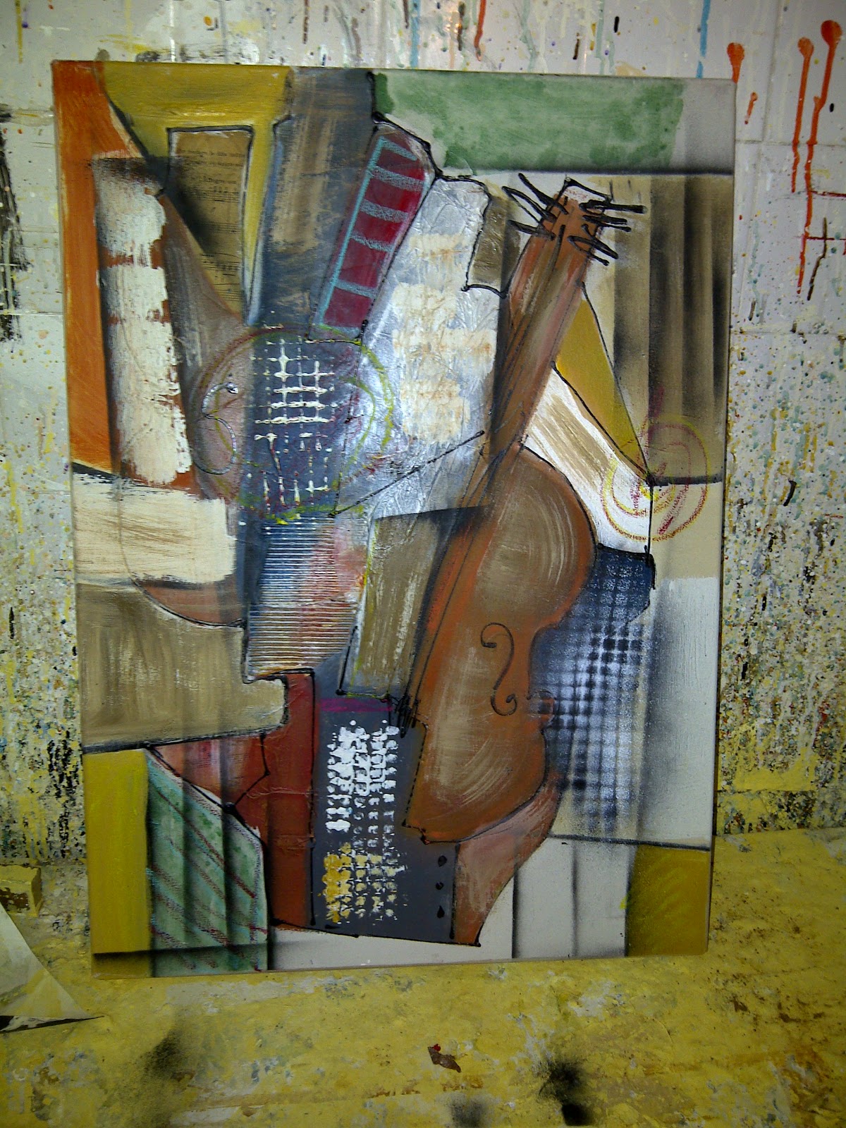 Arte Polito: COLLAGE ABSTRACTO 50X70CM