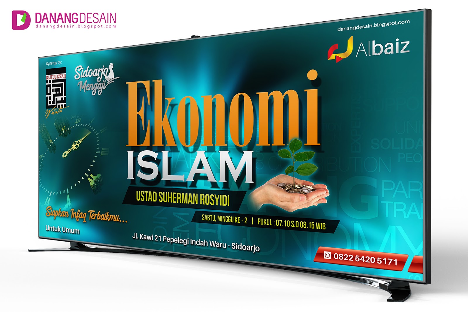 Contoh Desain Iklan Media Digital Islami - Contoh Desain Banner Spanduk