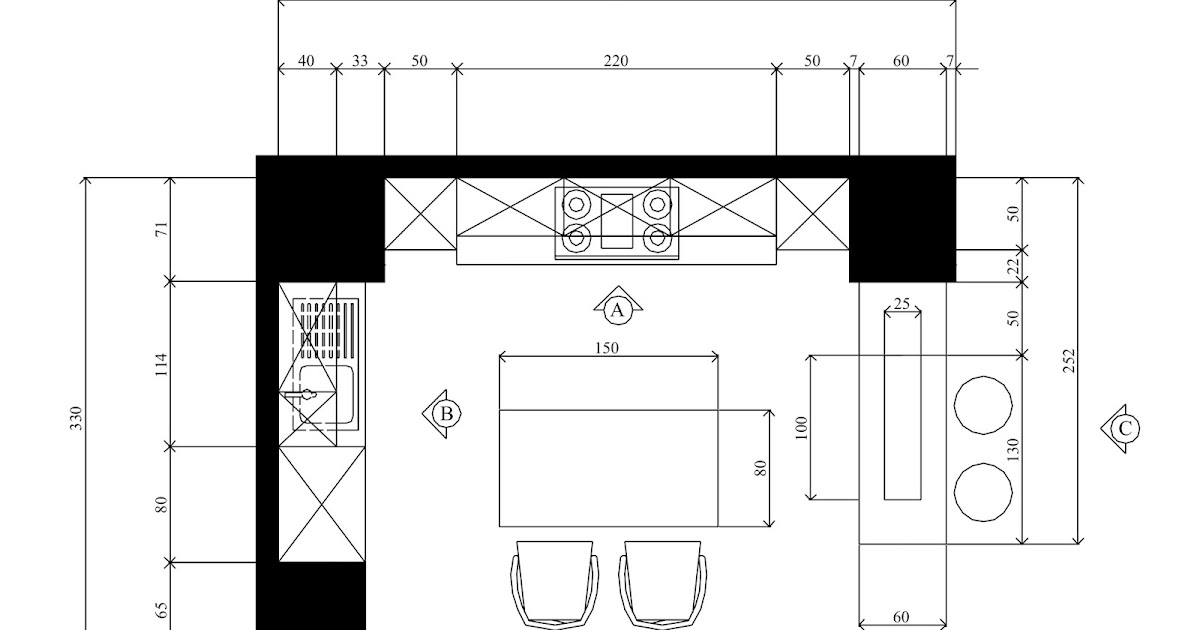 IDEsign - arsitektur: Kitchen Set Minimalis dengan Dinding Glasstone