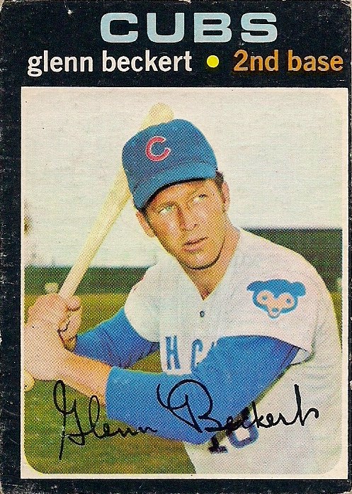 Topps 1971: no. 390 - glenn beckert
