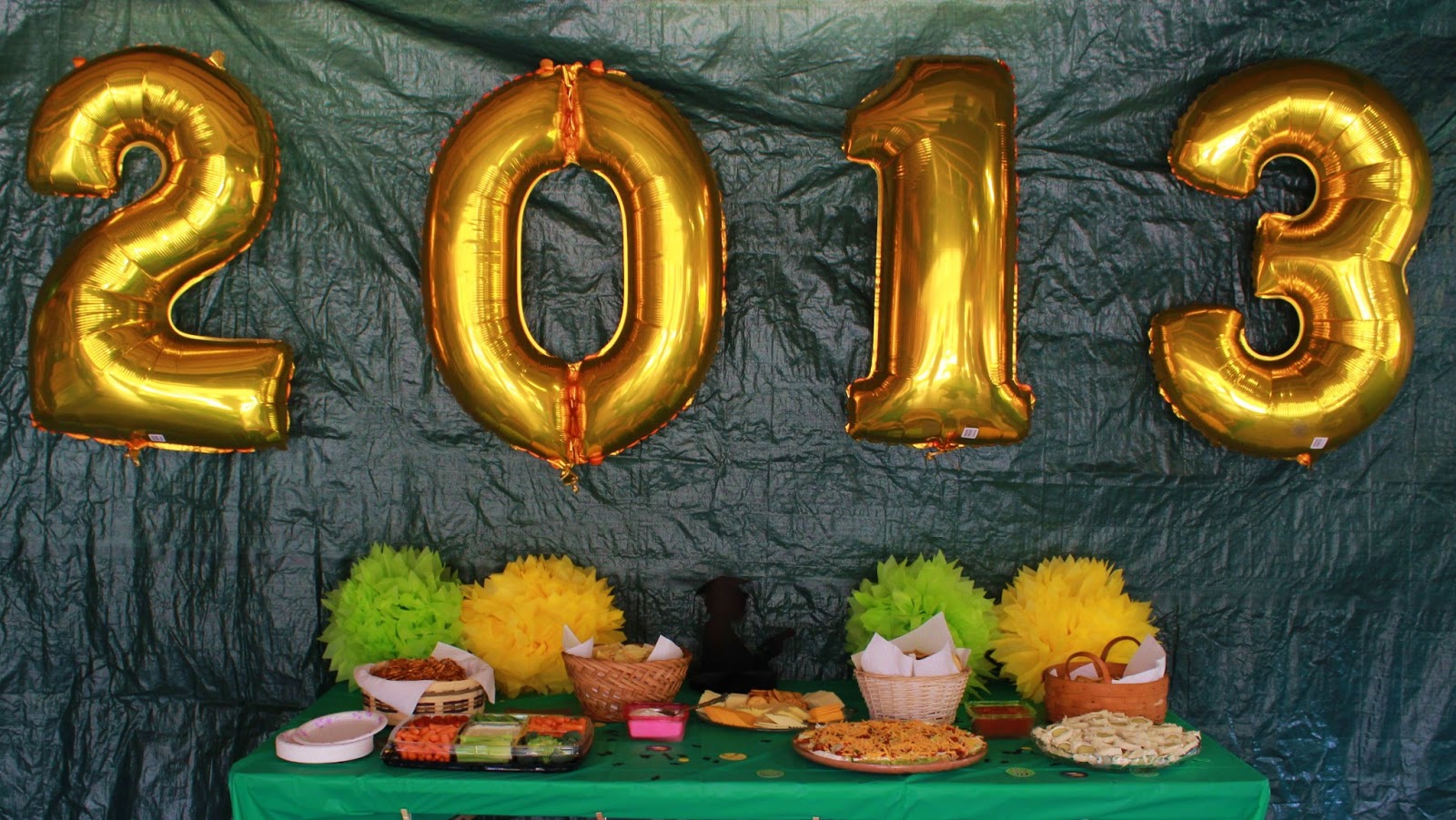 Married to Davis: Green & Gold Graduation Party