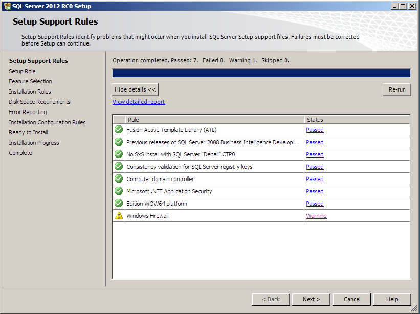 SQL Server Hints: SQL Server 2012 steps installation
