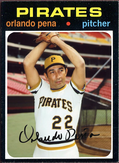 WHEN TOPPS HAD (BASE)BALLS!: MISSING IN ACTION- 1971 ORLANDA PENA