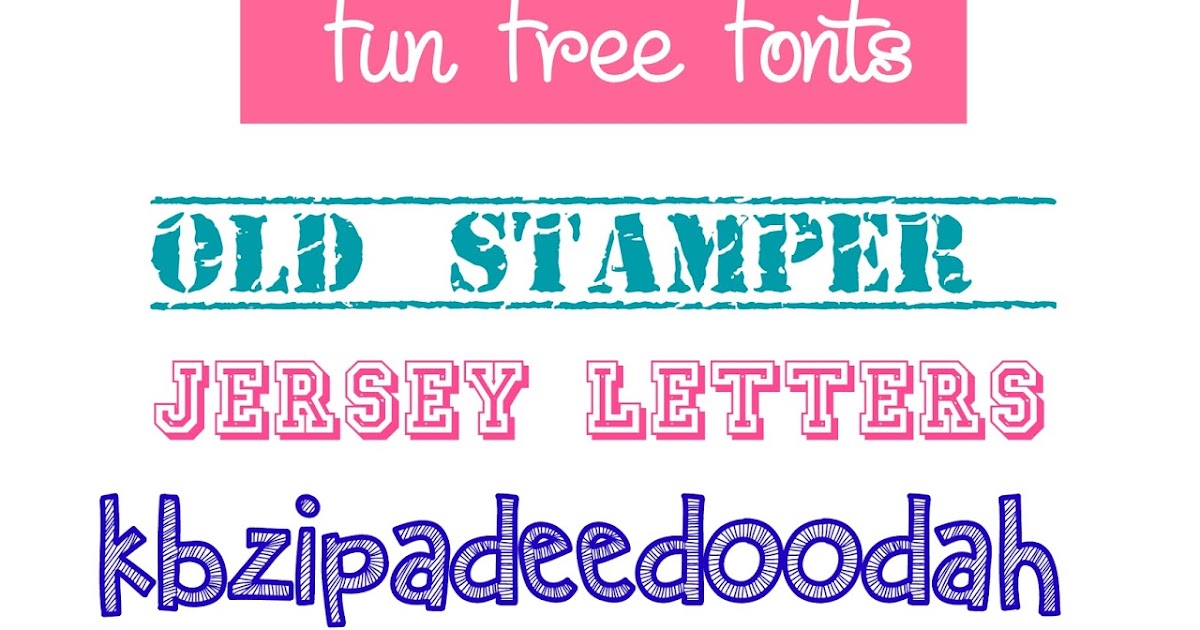 Mimi Lee Printables: FREE Fun Fonts #1
