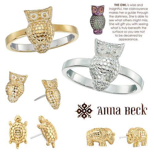 My Owl Barn: Animal Jewelry Collection by Anna Beck