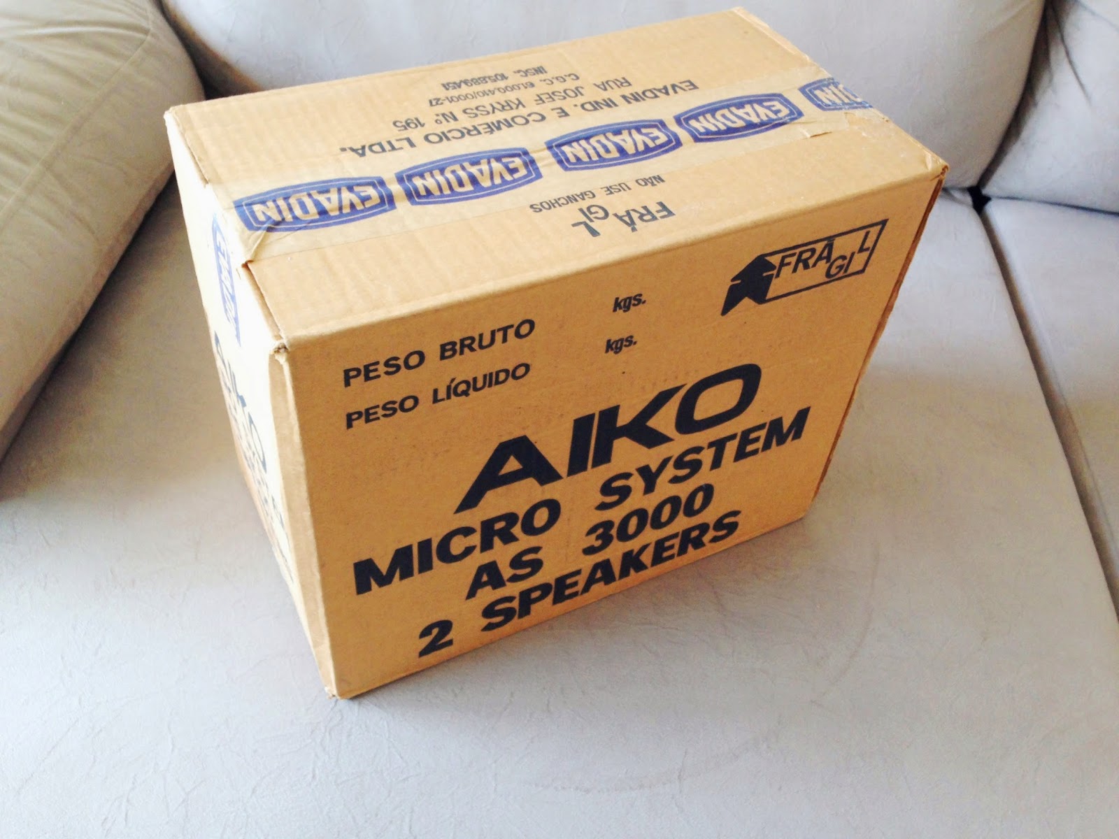 Página do Tempo/Janela do Tempo: Micro System Aiko S 3000 - Novo Exemplar