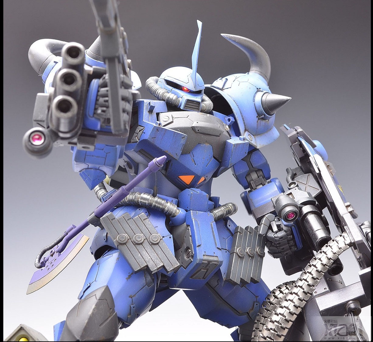 GUNDAM GUY: NG 1/100 MS-78B-3 Gouf Custom Conversion Kit - Painted Build