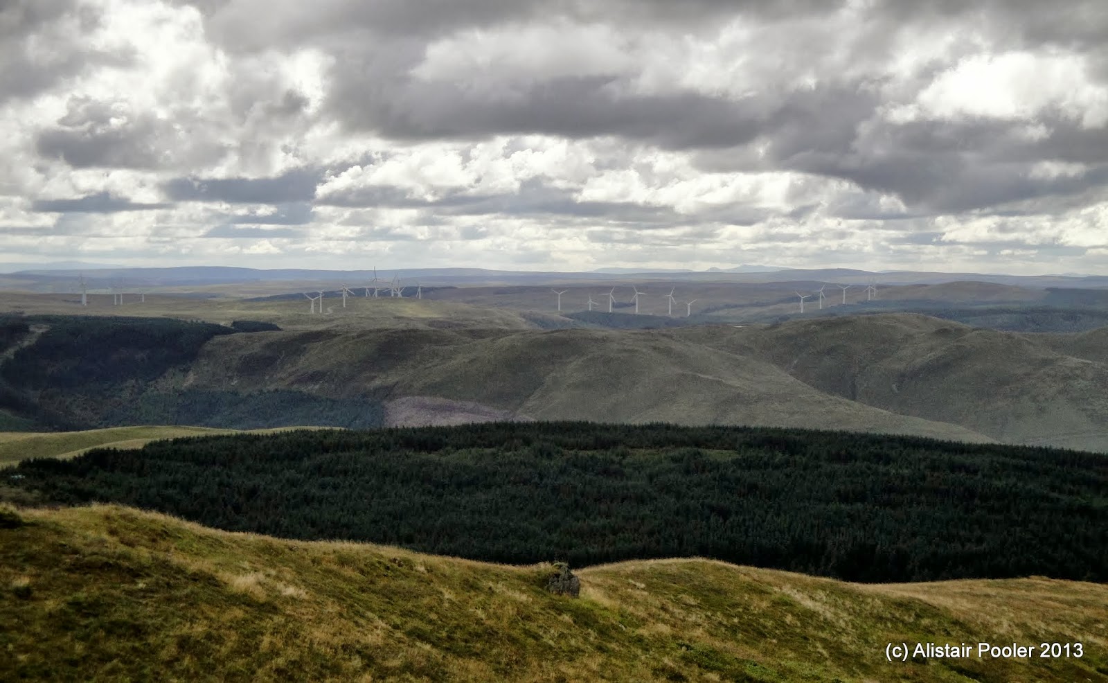 Alistair's Walks: A Round of the Pumlumon Hills in Mid Wales