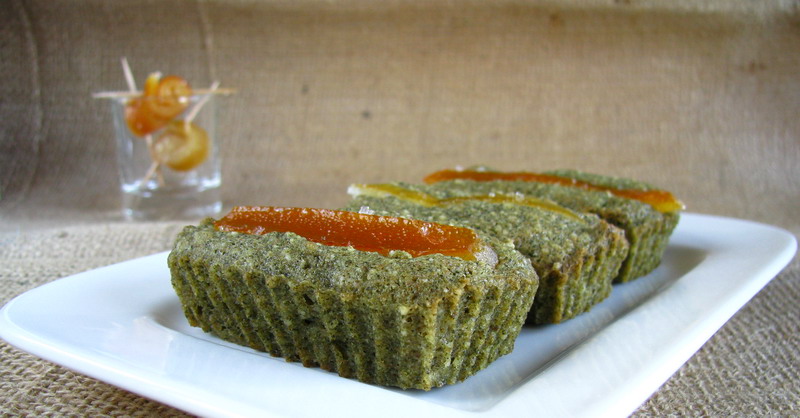 mushitza: Matcha Pumpkin Seed Financiers