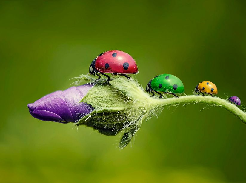 Coloridas mariquitas | Animals of the world, Animals, Ladybug