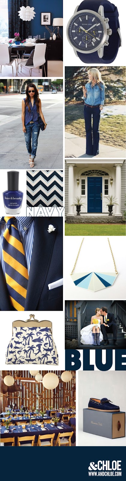 &chloe: color monday :: navy blue