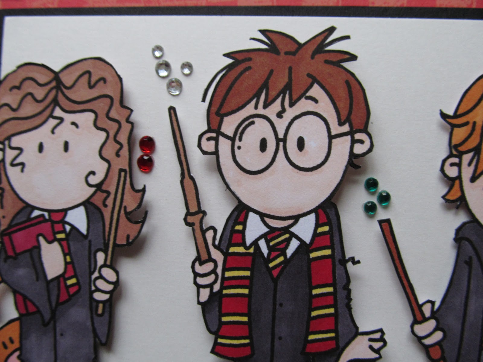 Rachel's Crafty Adventures: Harry Potter themed card