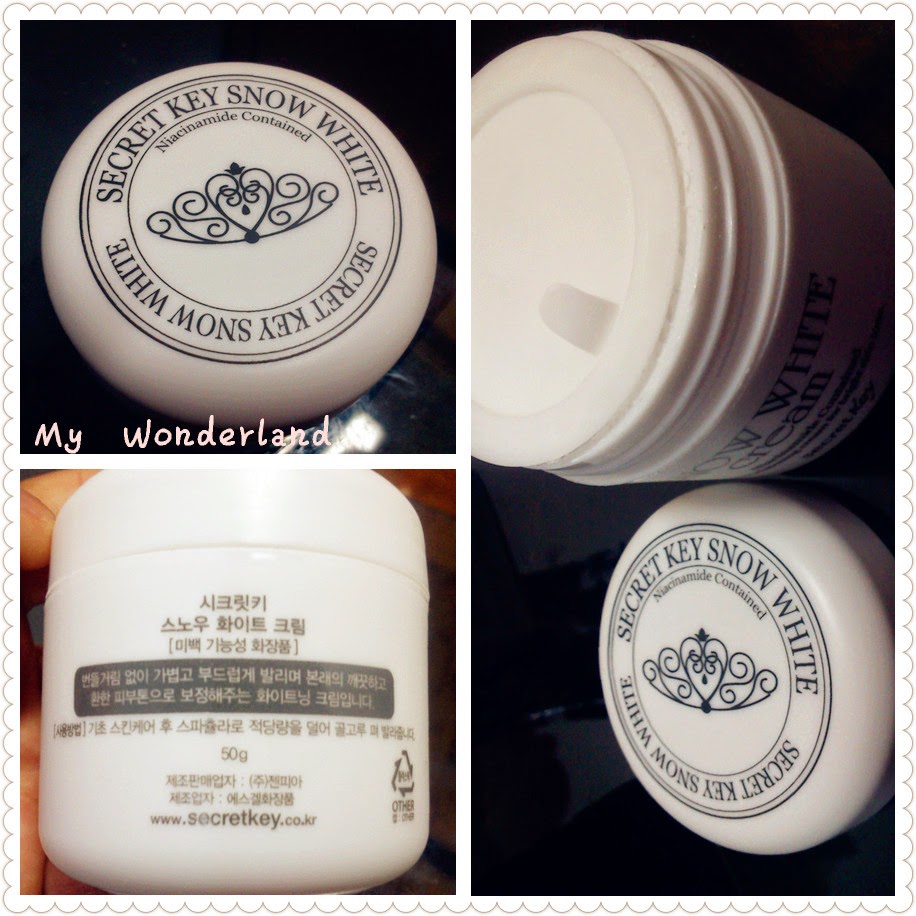 Review: Snow White Cream - Secret Key ~ | My Wonderland