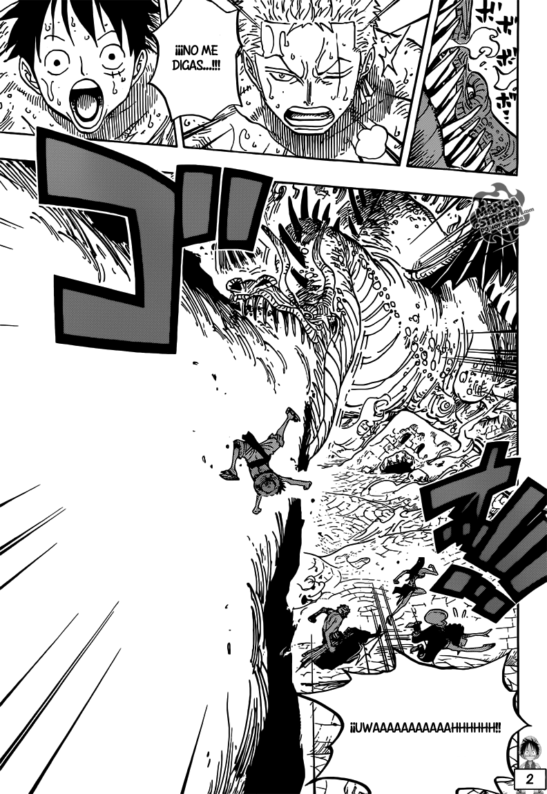 One Piece Manga Capitulo 656. Aventura en la isla en llamas ...