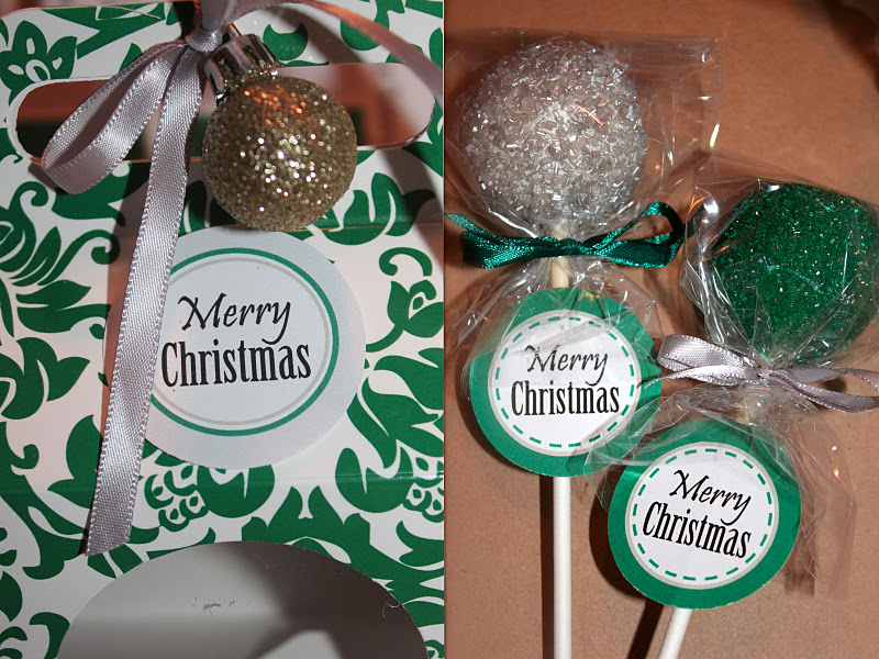 Her.BOLD.Events: {Holiday Party Favors} Christmas Cheer Cake Pop's