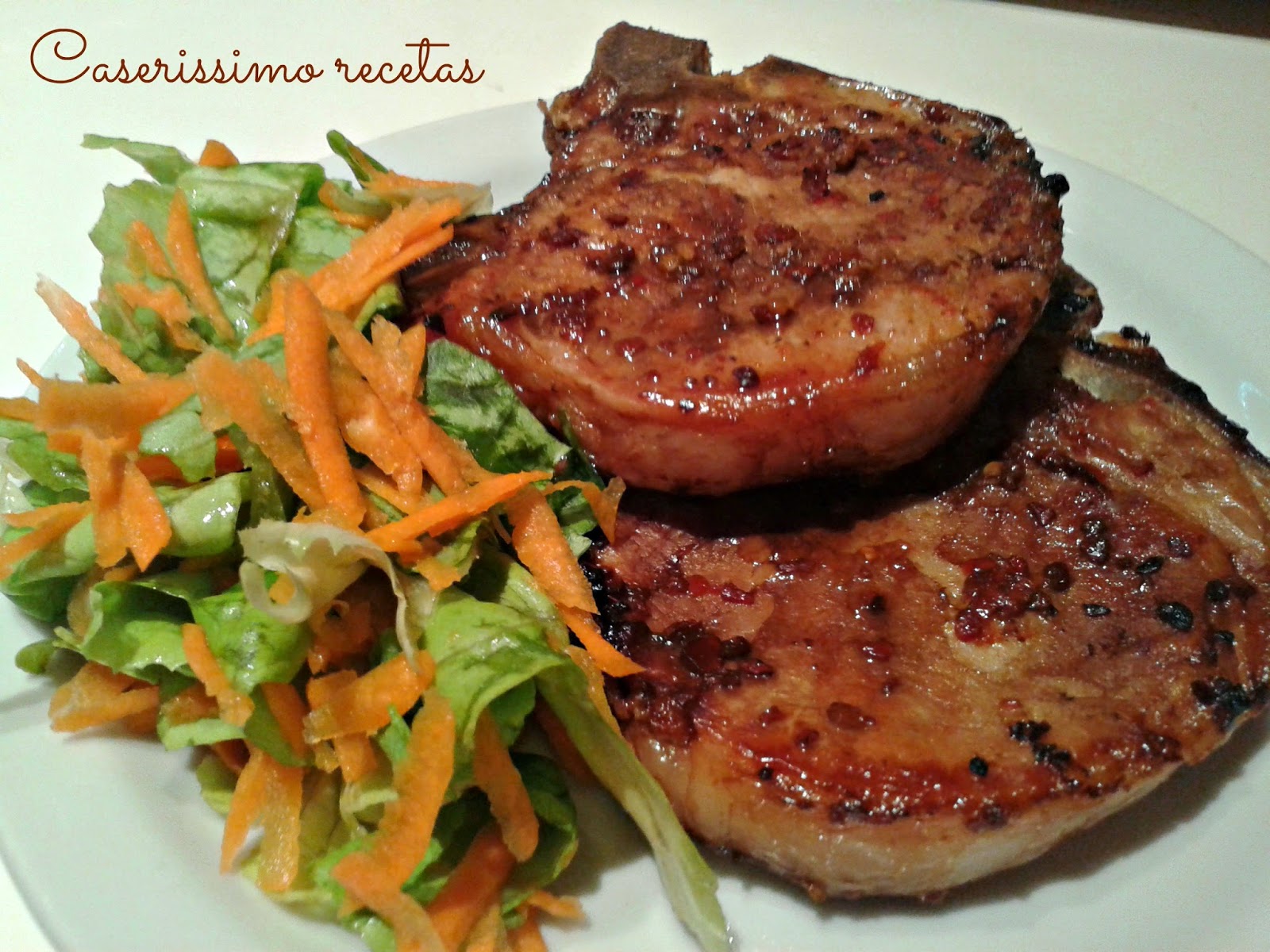 COSTILLITAS DE CERDO AL HORNO MARINADAS (ideal fiestas sin perder mucho ...