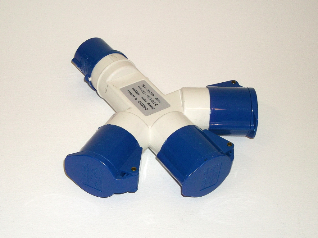 Sold - 16 Amp Ceeform 3 Way Splitters - £15 per 3 ~ One One Two.....