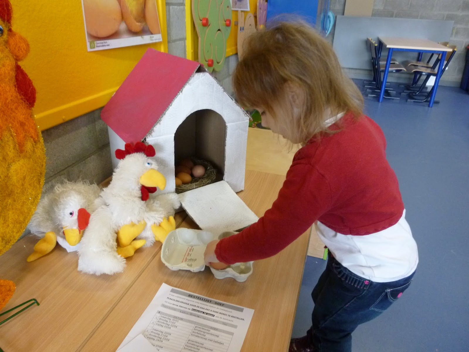 't Stokpaardje instapklas: THEMA: KIP EN EI