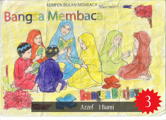 Pusat Sumber Sekolah SK Muhibbah: Karya Pelajar (Mewarna Poster Bulan ...