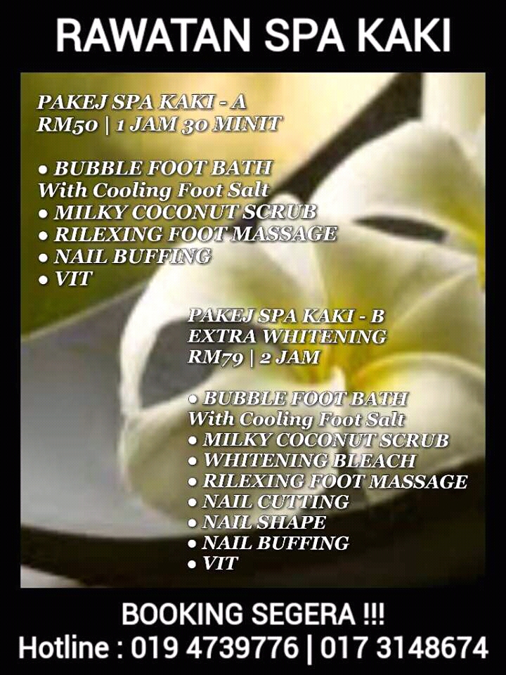 LYNN BEAUTY HOUSE, JITRA (Official): RAWATAN SPA KAKI