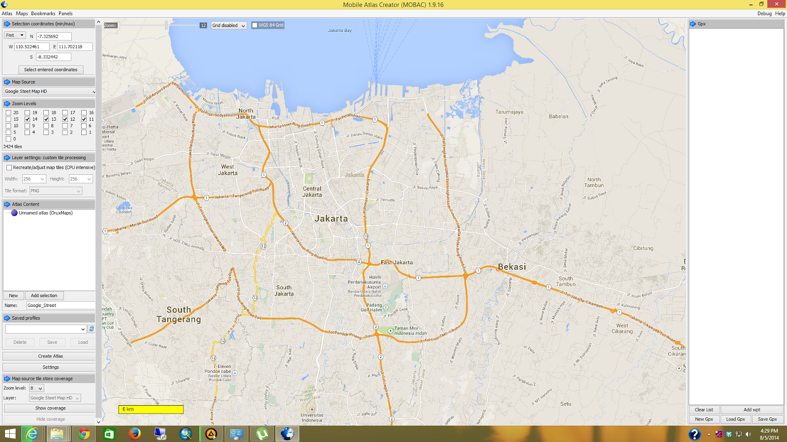 Membuat Offline Map di Aplikasi OruxMaps (Android) menggunakan Mobile ...