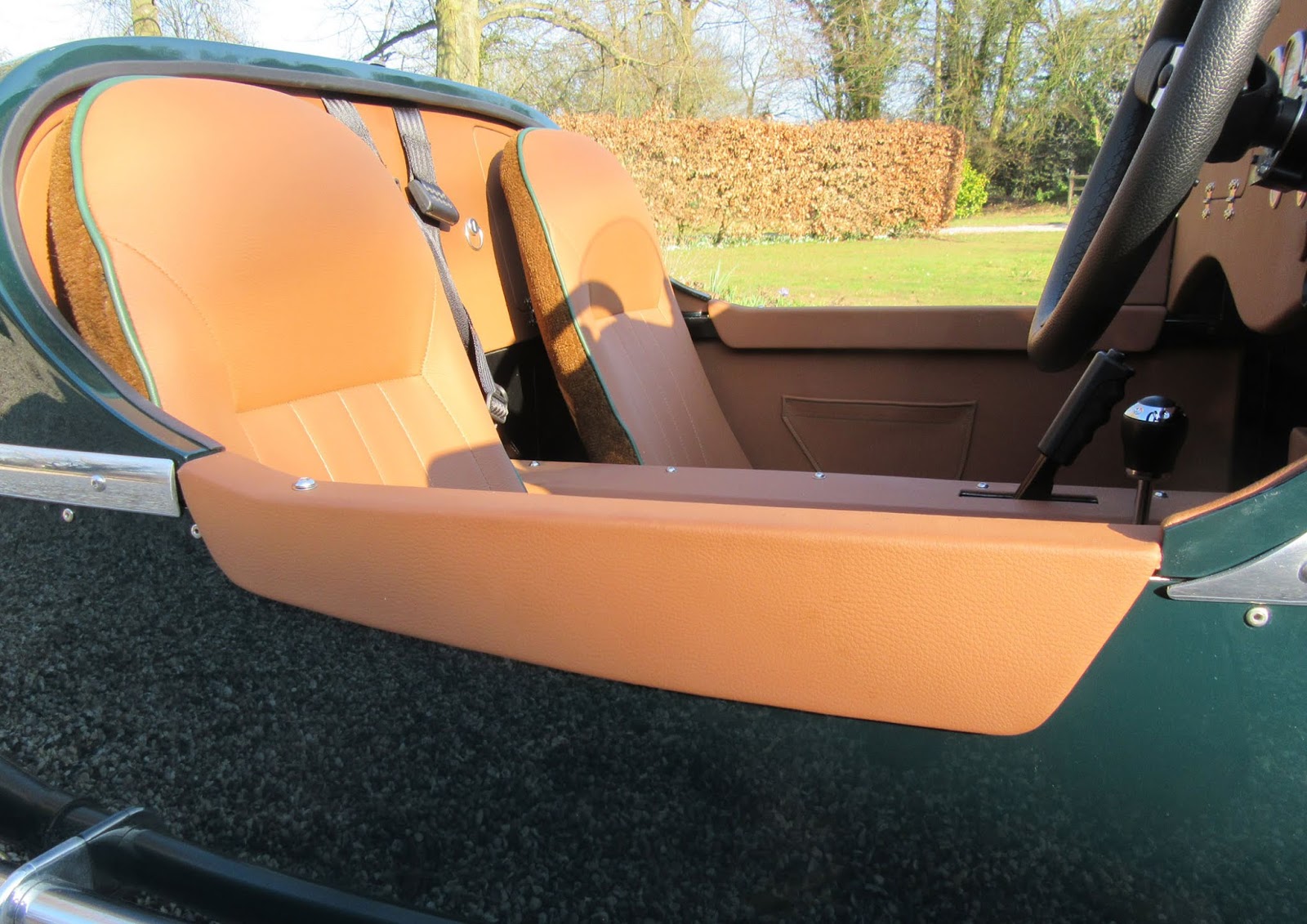 Aero Merlin MG 3 barrelback three wheeler: Alan's barrelback!