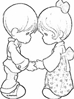 Creaciones Mariluz: SAN VALENTÍN - Dibujos y patrones de PRECIOUS MOMENTS®