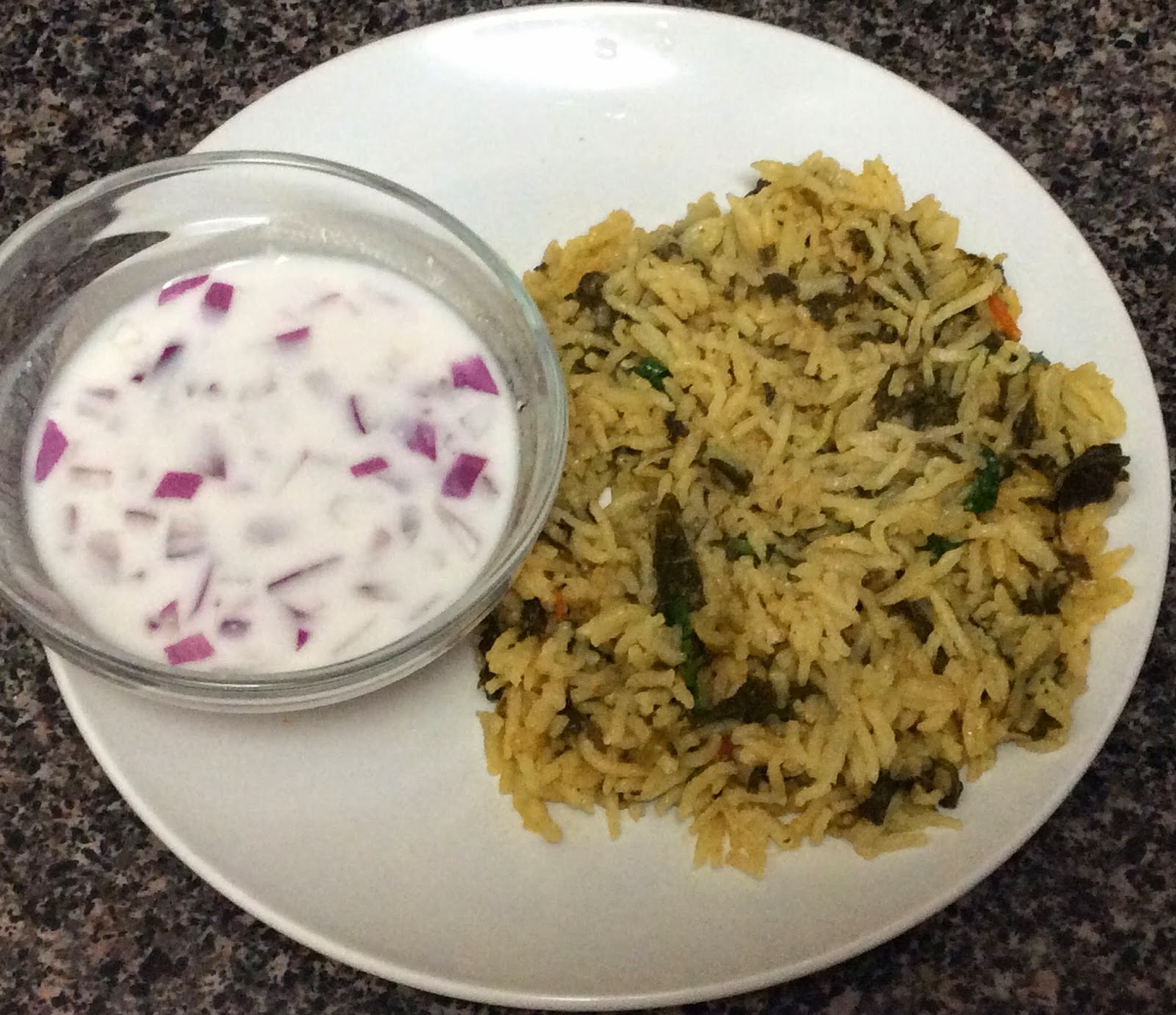Harathi's Cooking : Palak Rice Recipe ~ Indian Spinach Rice ~ Step by Step
