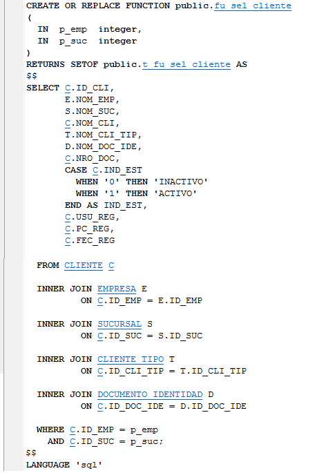 Desarrollador PowerBuilder: Usando Function PostgreSQL en DataWindow Desarrollador PowerBuilder: Usando Function PostgreSQL en DataWindow