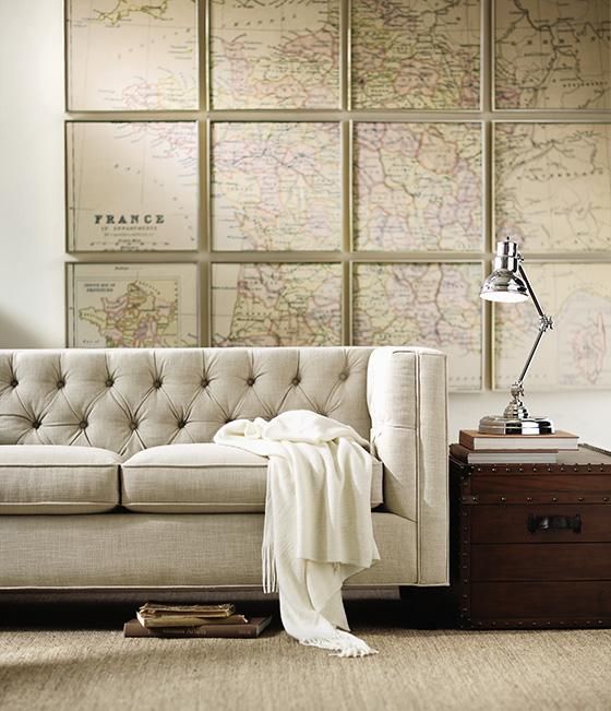 the obsessive imagist | art, design, life: MY DREAM HOME: MAP WALLS