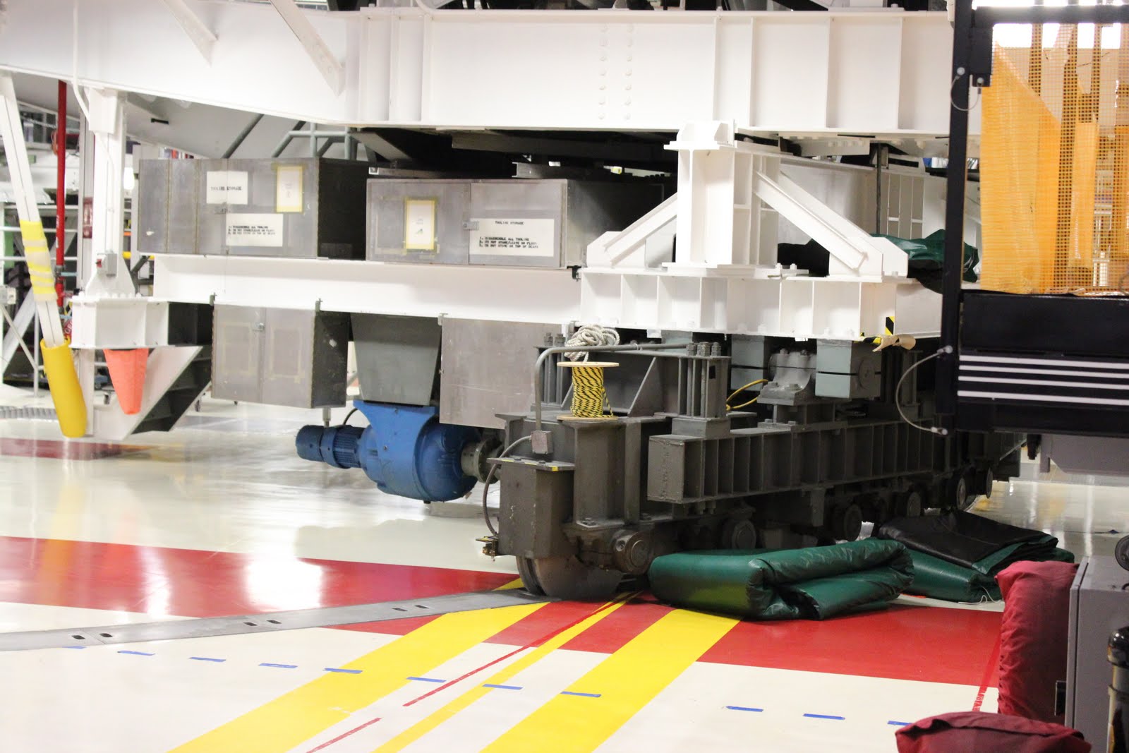 Mr. Hall Goes to NASA: Orbiter Processing Facility (space shuttle hangar)