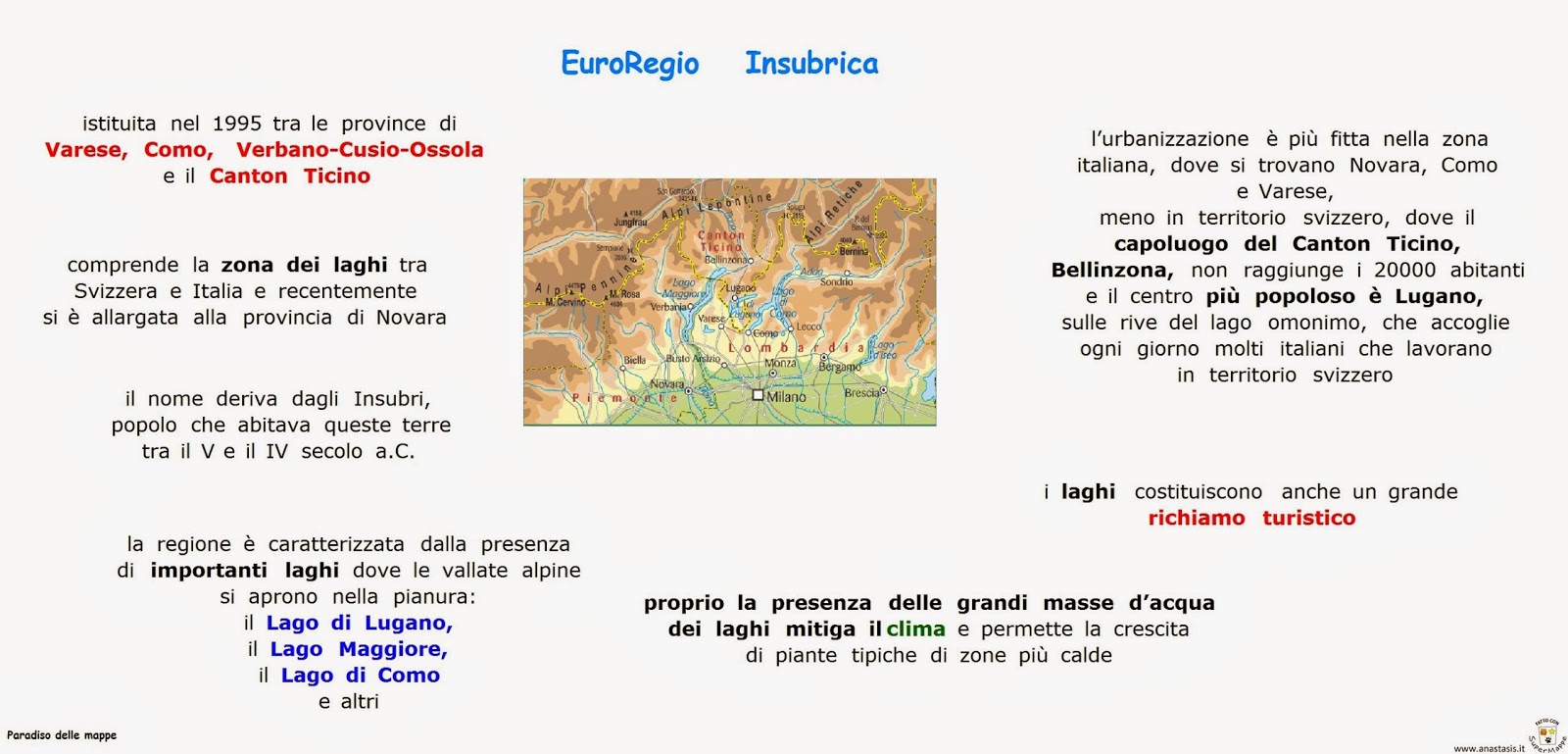 Paradiso delle mappe: EuroRegio Insubrica