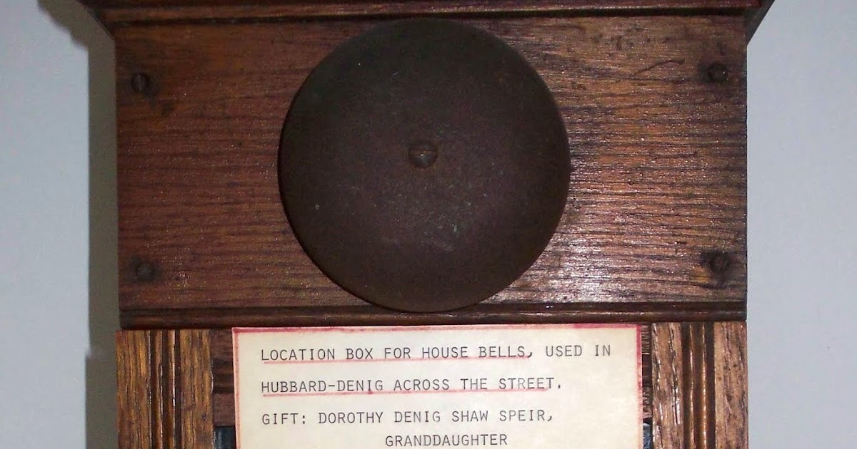 Sandusky History: Servants' Call Box from the Lester S. Hubbard Home