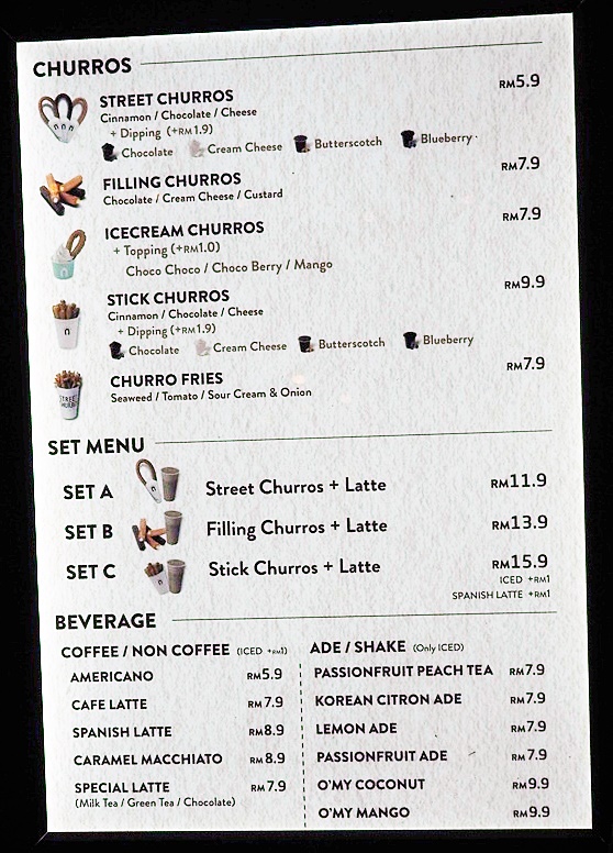 Follow Me To Eat La - Malaysian Food Blog: STREET CHURROS ~ The World's ...