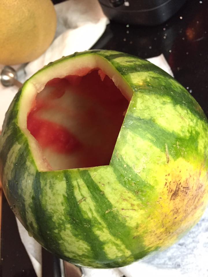 Goth Gardening ^o^: ... watermelon Jack-o-lantern for Goth It Yourself ...